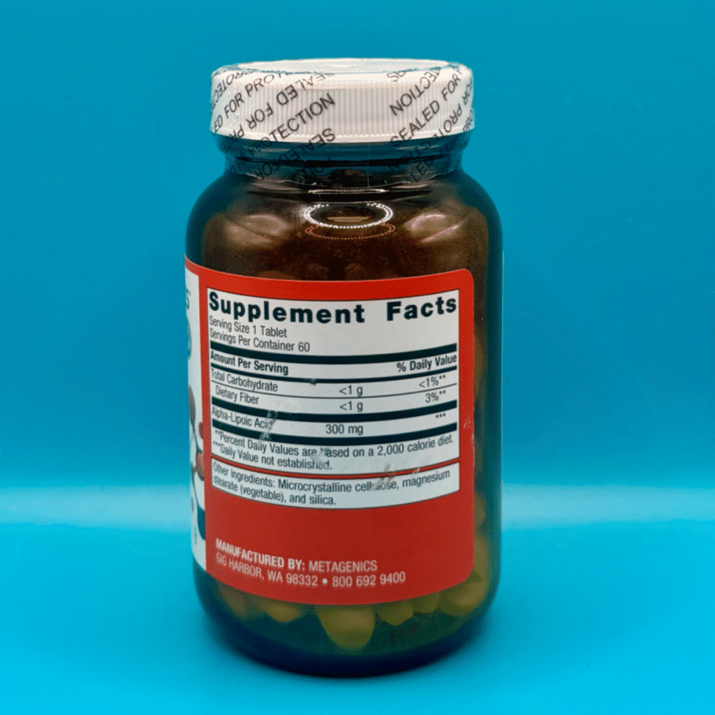 Alpha-Lipoic Acid (Formerly Meta Lipoate) - Modern Medicine