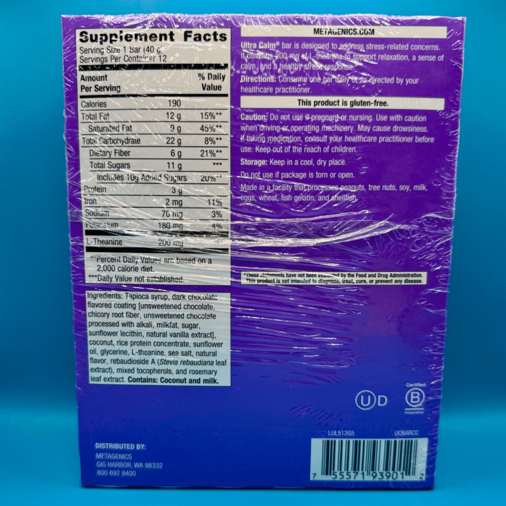 Ultra Calm Bars Box - Modern Medicine