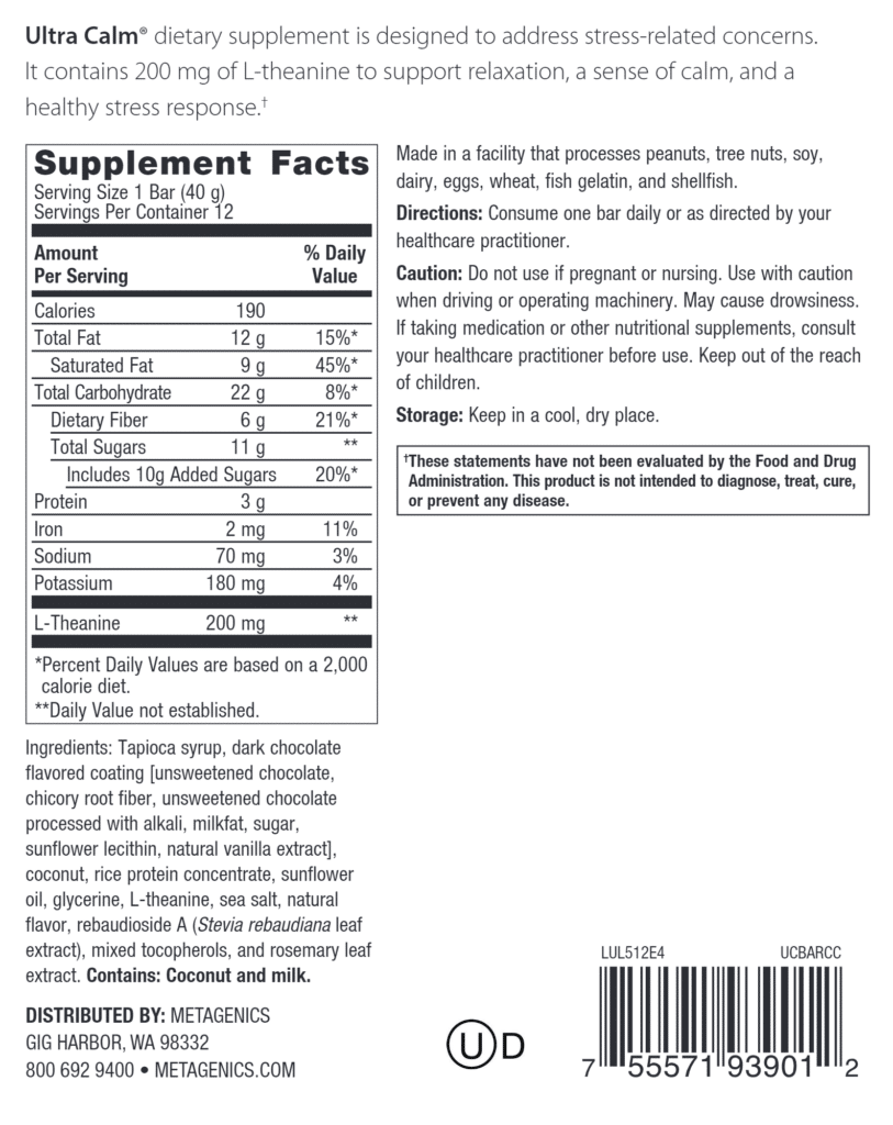 Ultra Calm Bars Box - Modern Medicine