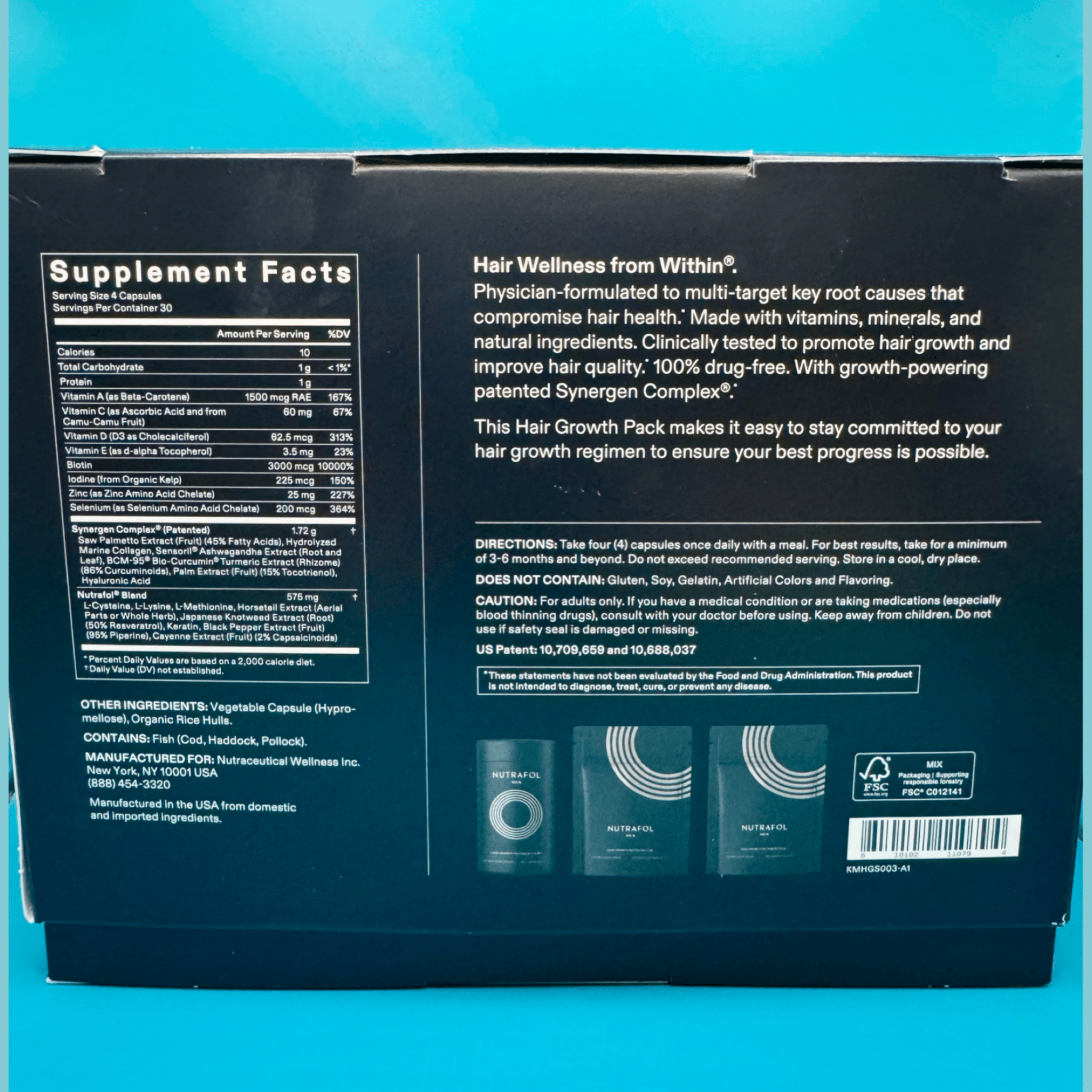 Nutrafol Men's Hair Growth Pack - Modern Medicine